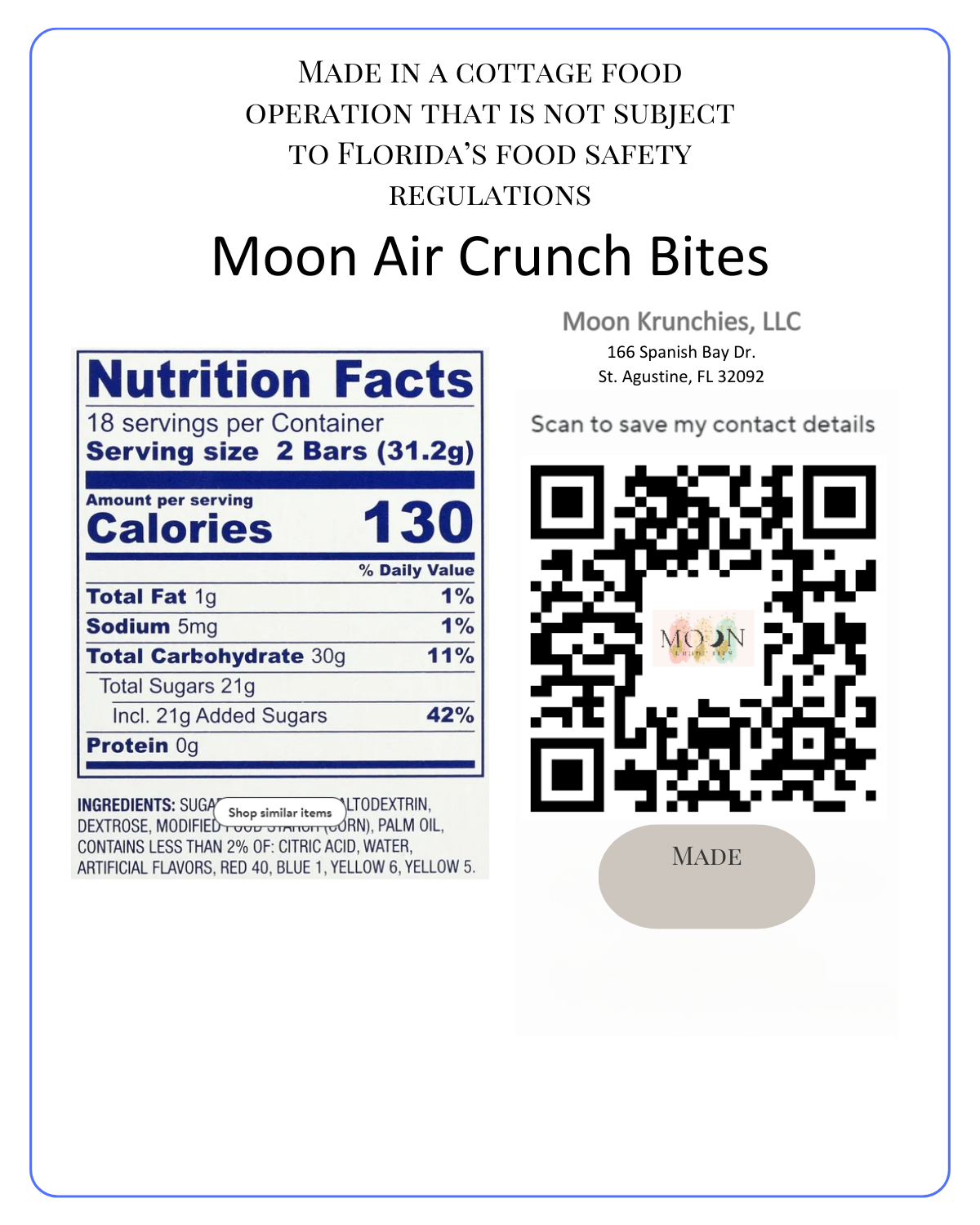 Moon Air Crunch Bites – Moon Krunchies